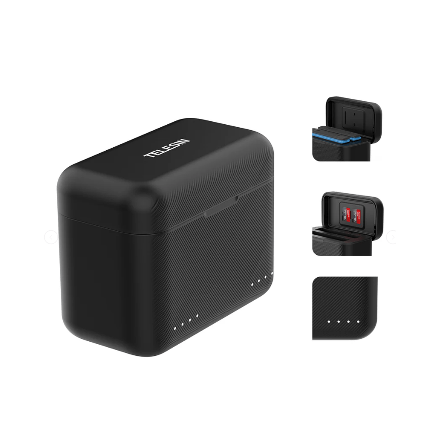 Telesin Dual Card Slot Charging Box For Insta360 X4 telesin-dual-card-slot-charging-box-for-insta360-x4