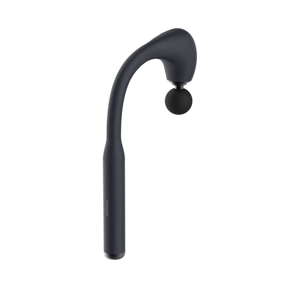 Philips PPM7331 Arc-Shaped Handheld Body Massager with 5-Speed Vibrati