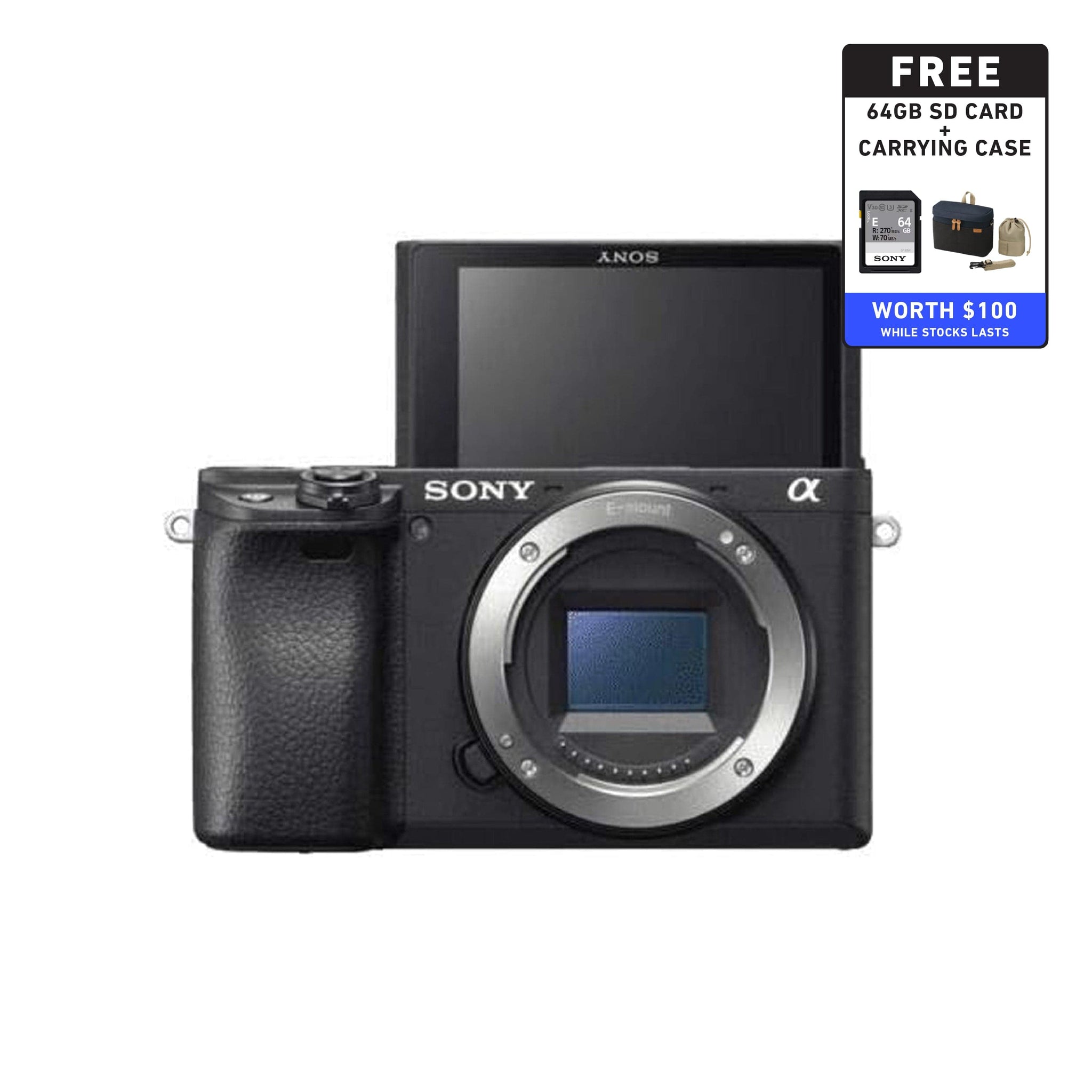 Sony ILCE-6400 Alpha α6400 E-mount Camera with APS-C Sensor