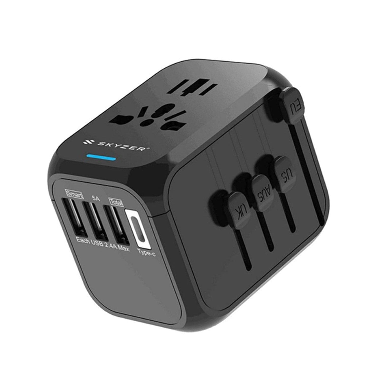 Skyzer PD156 Travel Adapter 3USB-A 1USB-C